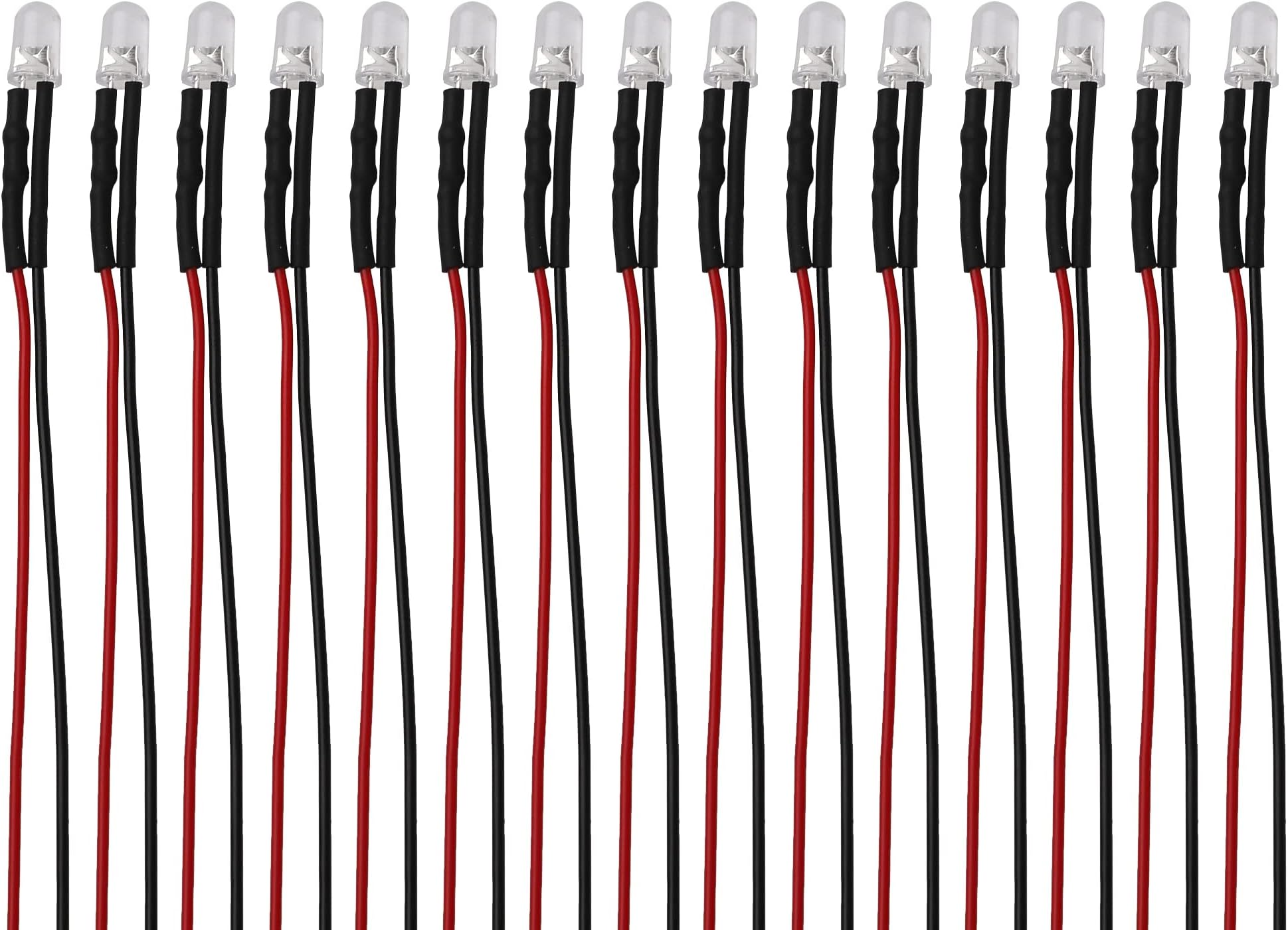 Amazon.com: 15PCS HIRCQOO RC Car 3MM & 5MM Pre Wired Led Light Emitting ...