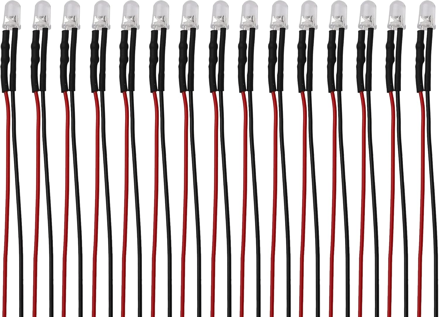 Amazon.com: 15PCS HIRCQOO RC Car 3MM & 5MM Pre Wired Led Light Emitting ...