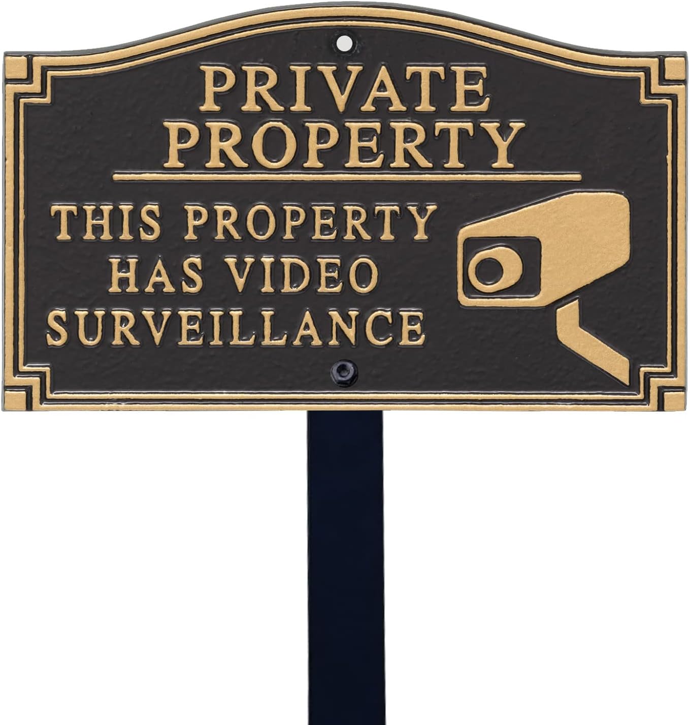 Amazon.com: Private Property No Trespassing Sign, 7.09 x 3.54 Inches ...