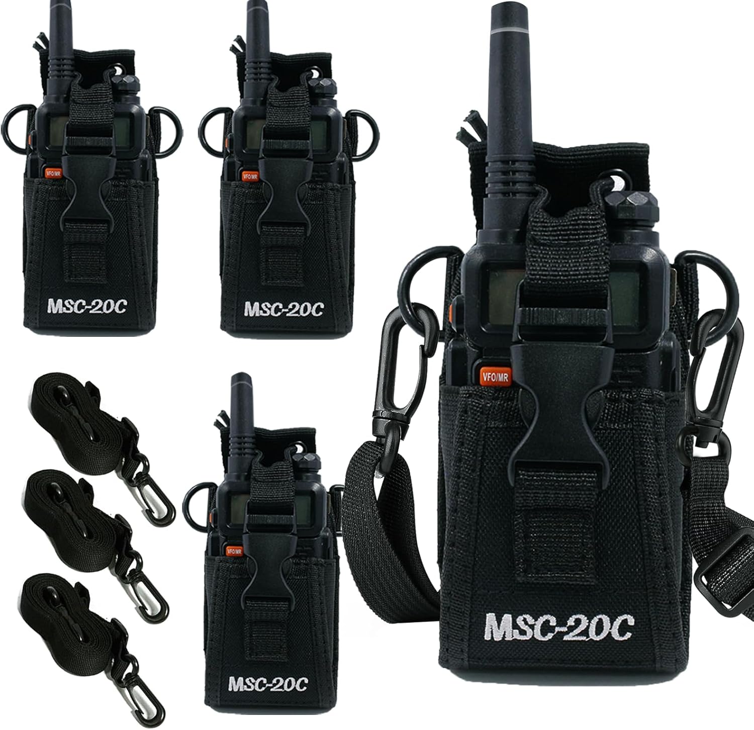 Amazon.com: 4 Pack Radio Holster, Levowin MOLLE Radio Pouch, Radio ...