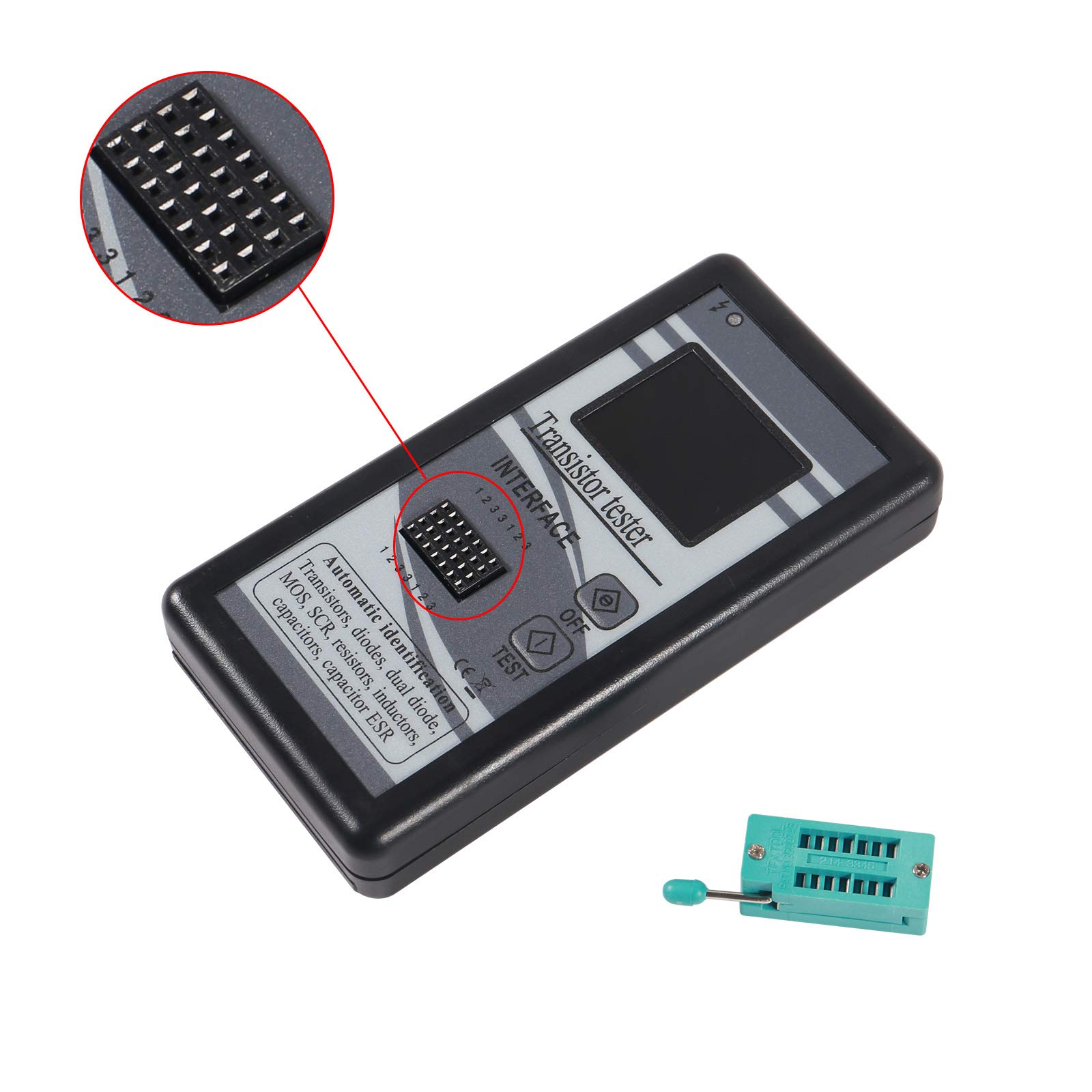 Snapklik.com : 1PACK Transistor Tester,Mosfet Transistor Capacitor ...