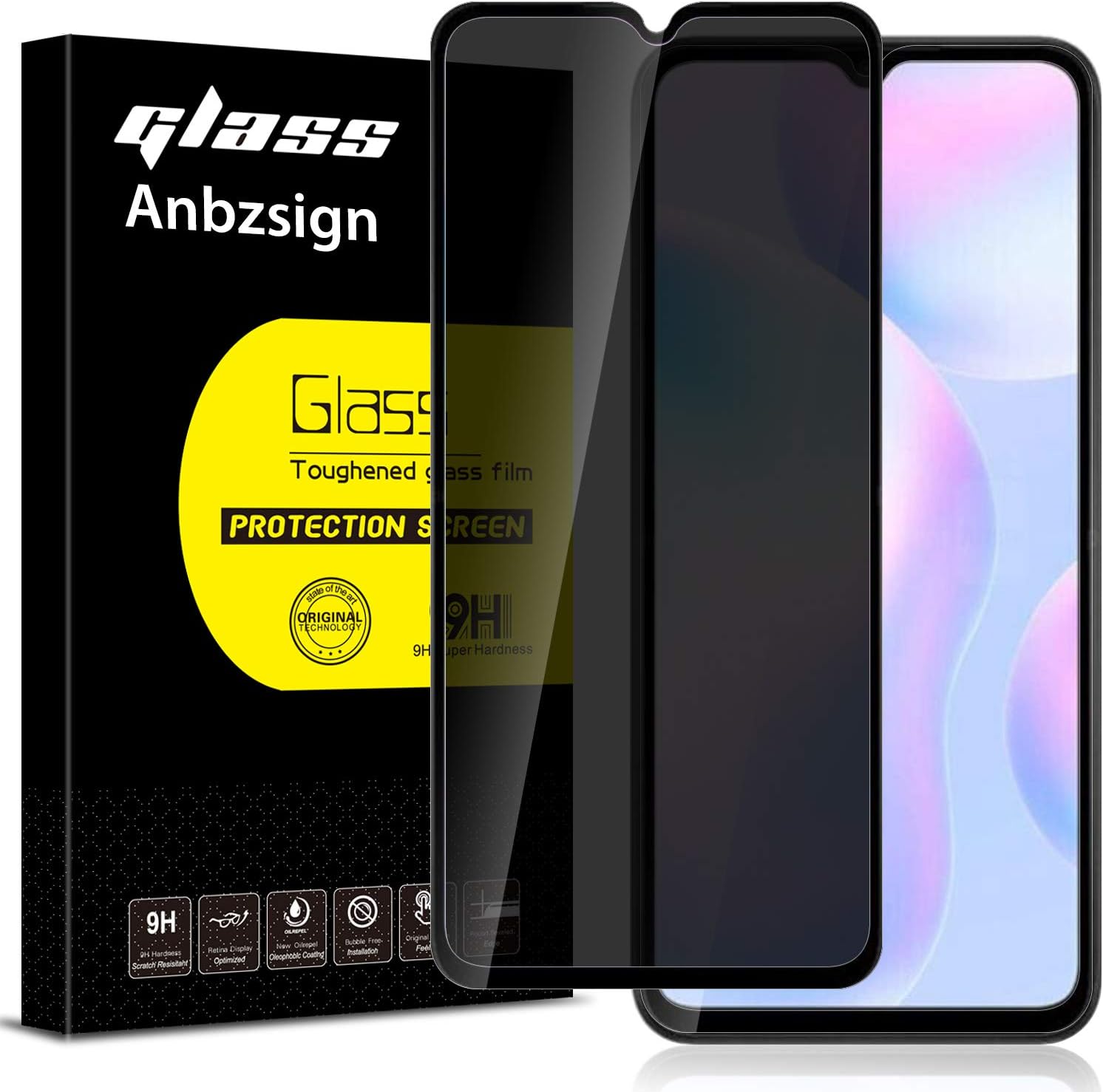 Amazon.com: Mr.Shield [3-Pack] Screen Protector For Xiaomi Redmi 9A ...