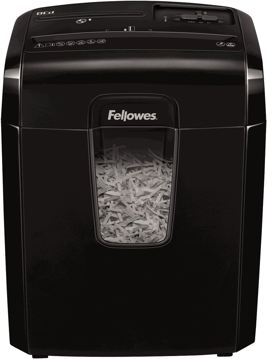 Amazon.com : Fellowes Paper Shredder for Home Office Use - 8 Sheet ...