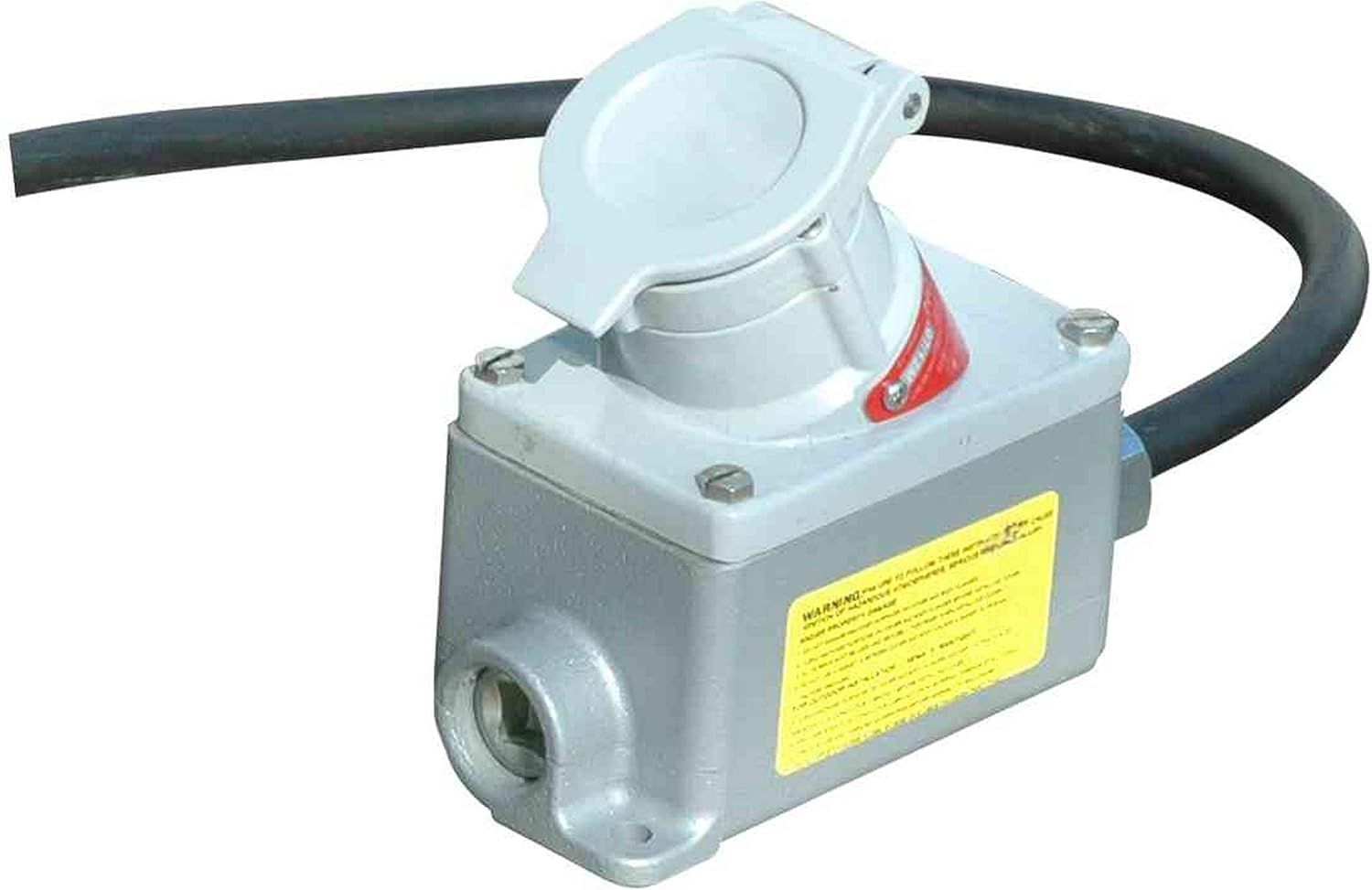 Explosion Proof Outlet w/ 10' Whip - 20 Amp Rated - 16/3 SOOW - Blunt ...