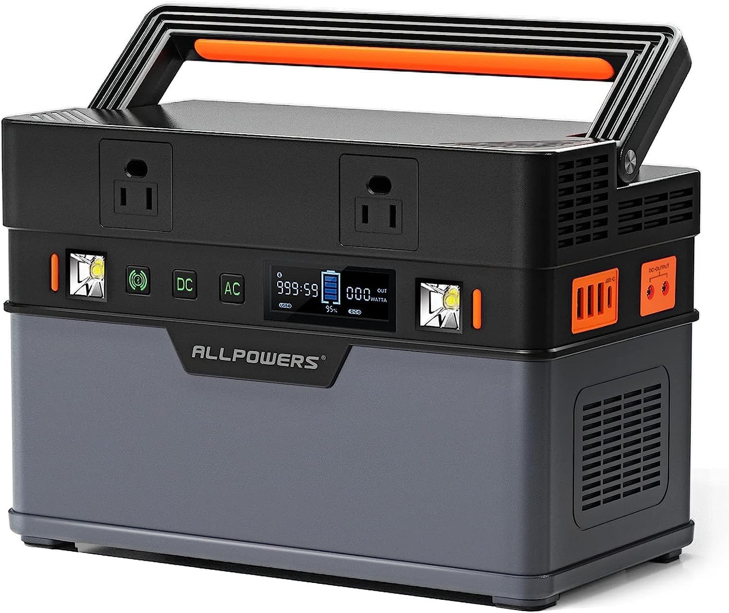 Amazon.co.jp: ALLPOWERS S300 PLUS ポータブル電源 AC出力(300W 瞬間最大600W) 小型軽量 ポータブルバッテリー 288Wh/78000mAh大容量 ...