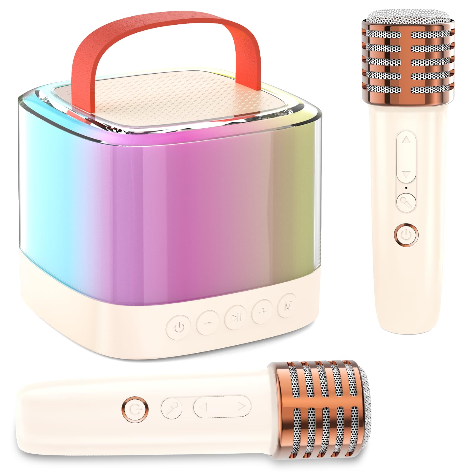 Amazon.com: Mini Karaoke Machine for Kids, Portable Bluetooth Speaker ...