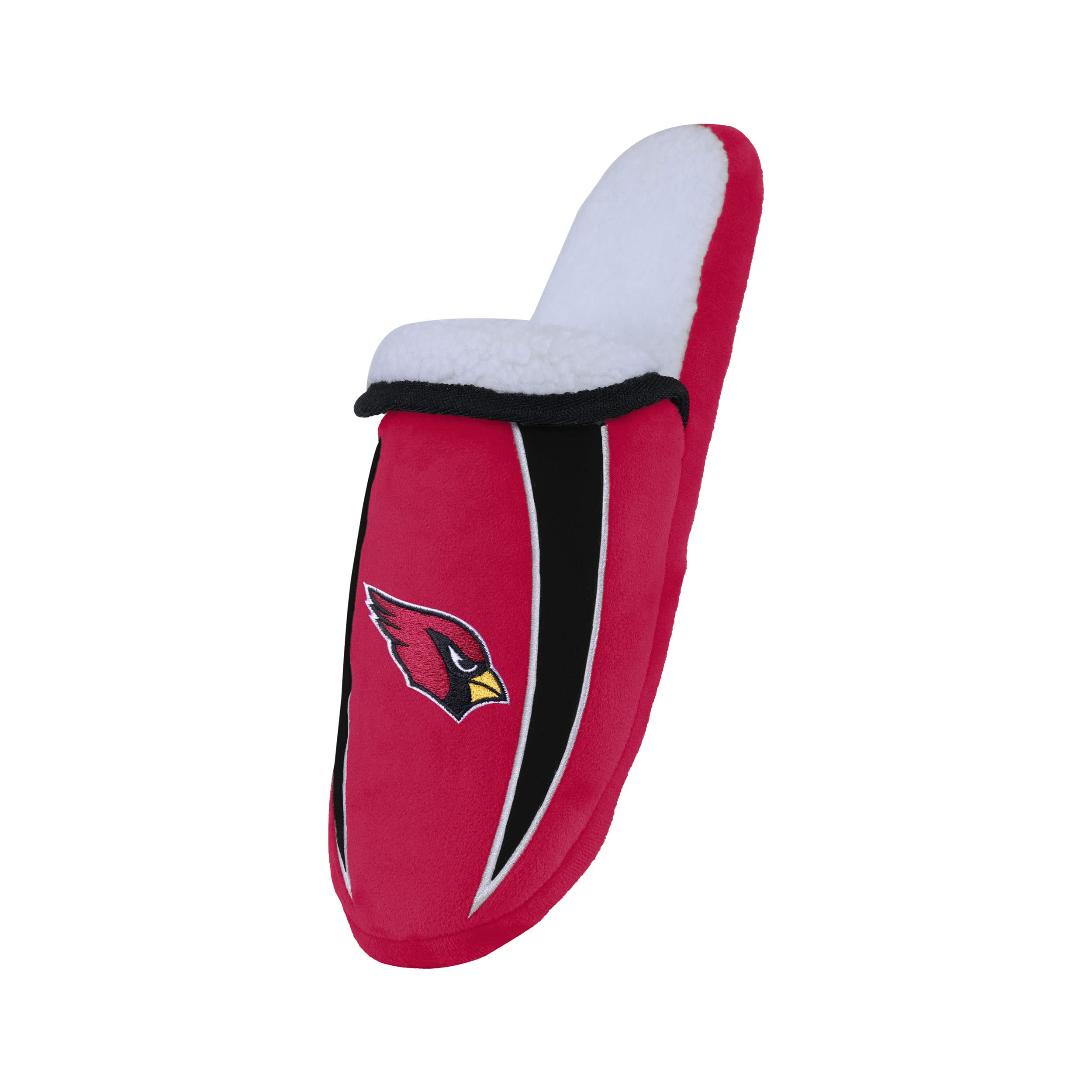 Snapklik.com : FOCO Arizona Cardinals NFL Mens Sherpa Slide Slippers