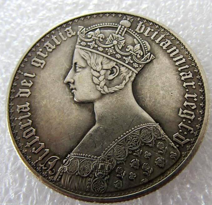 GOLD MINT UK Queen Victoria Gothic Revival 1Oz Huge British United ...