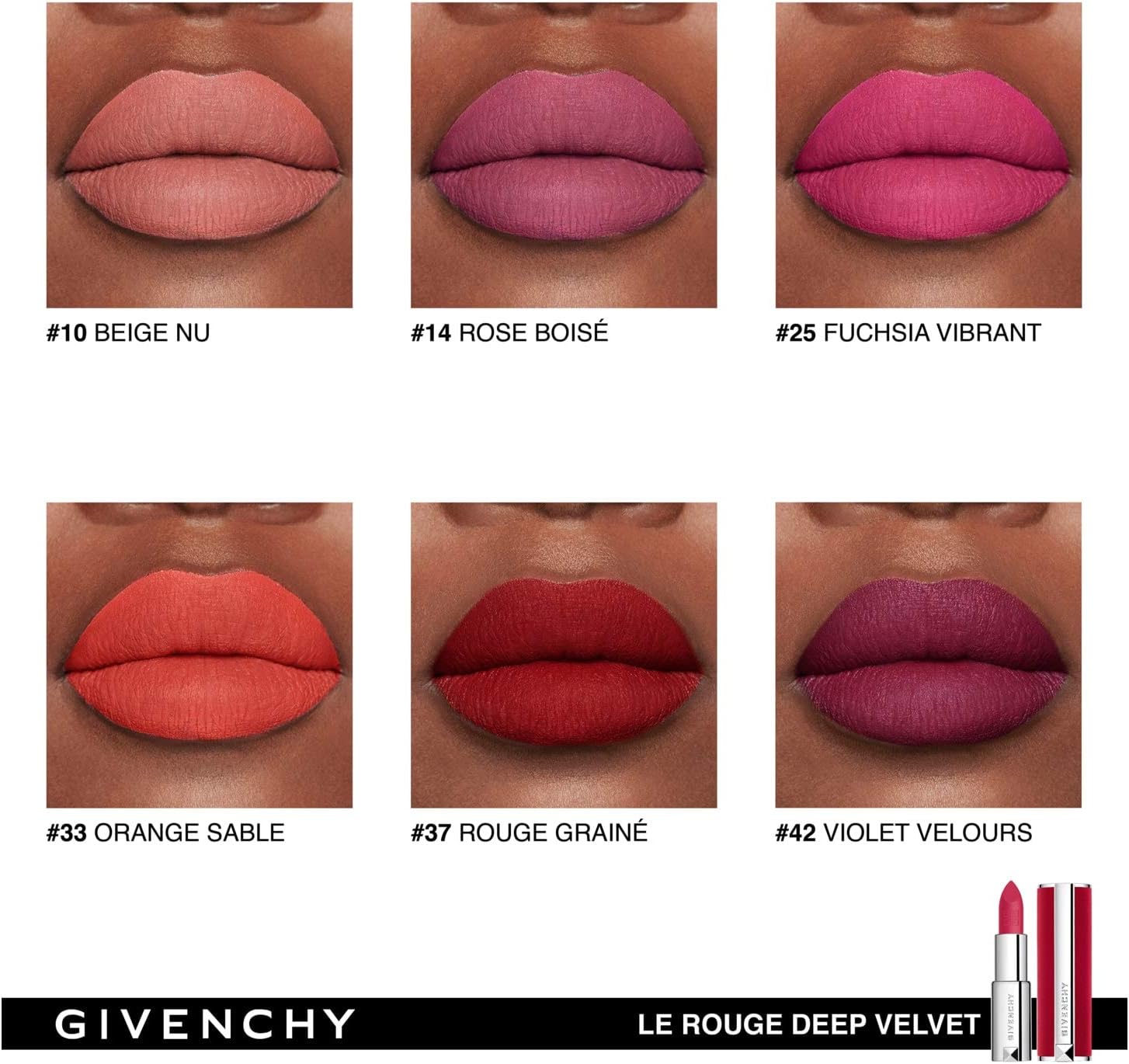 Givenchy Le Rouge Deep Velvet n°33 Orange Sable – BigaMart