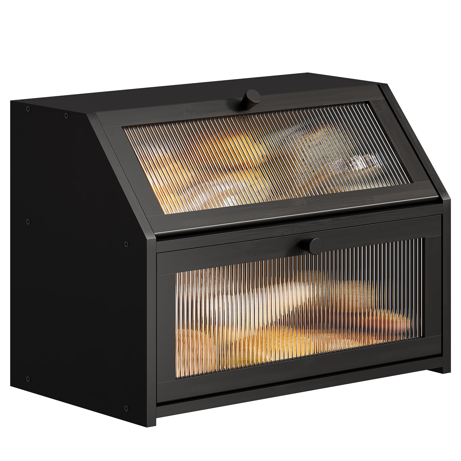 Snapklik.com : BMOSU Large Bread Box For Kitchen Countertop,Double ...