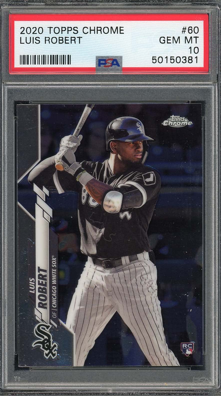 PSA 10 Luis Robert topps chrome rookie card - munimoro.gob.pe