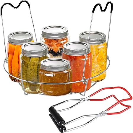 Amazon.com: Concord 12" Stainless Steel Canning Rack. Holds 8 Pint or 7 ...
