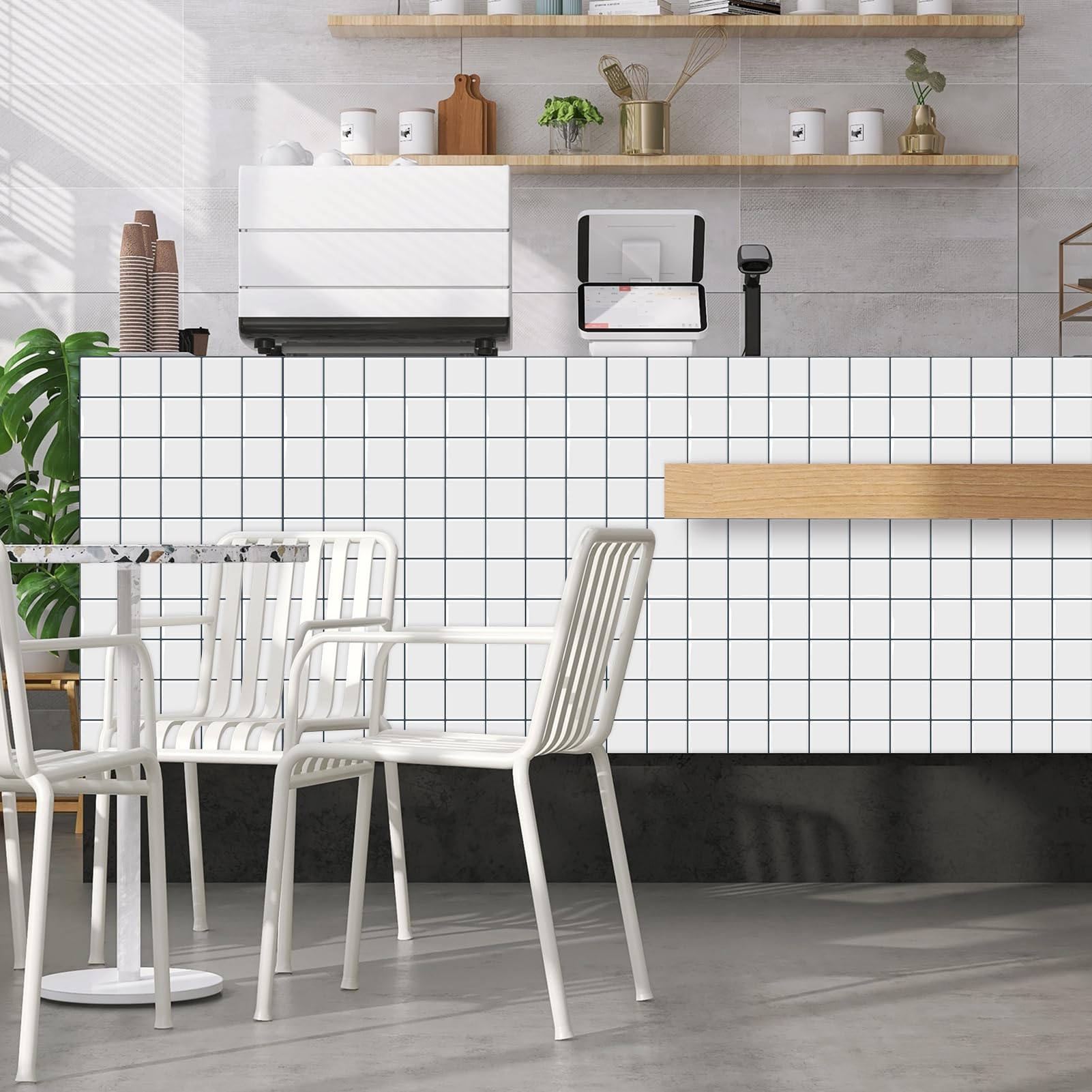 Removable Tiwoos Peel And Stick - 12x12 Inch Square Grid Self Adhesive ...