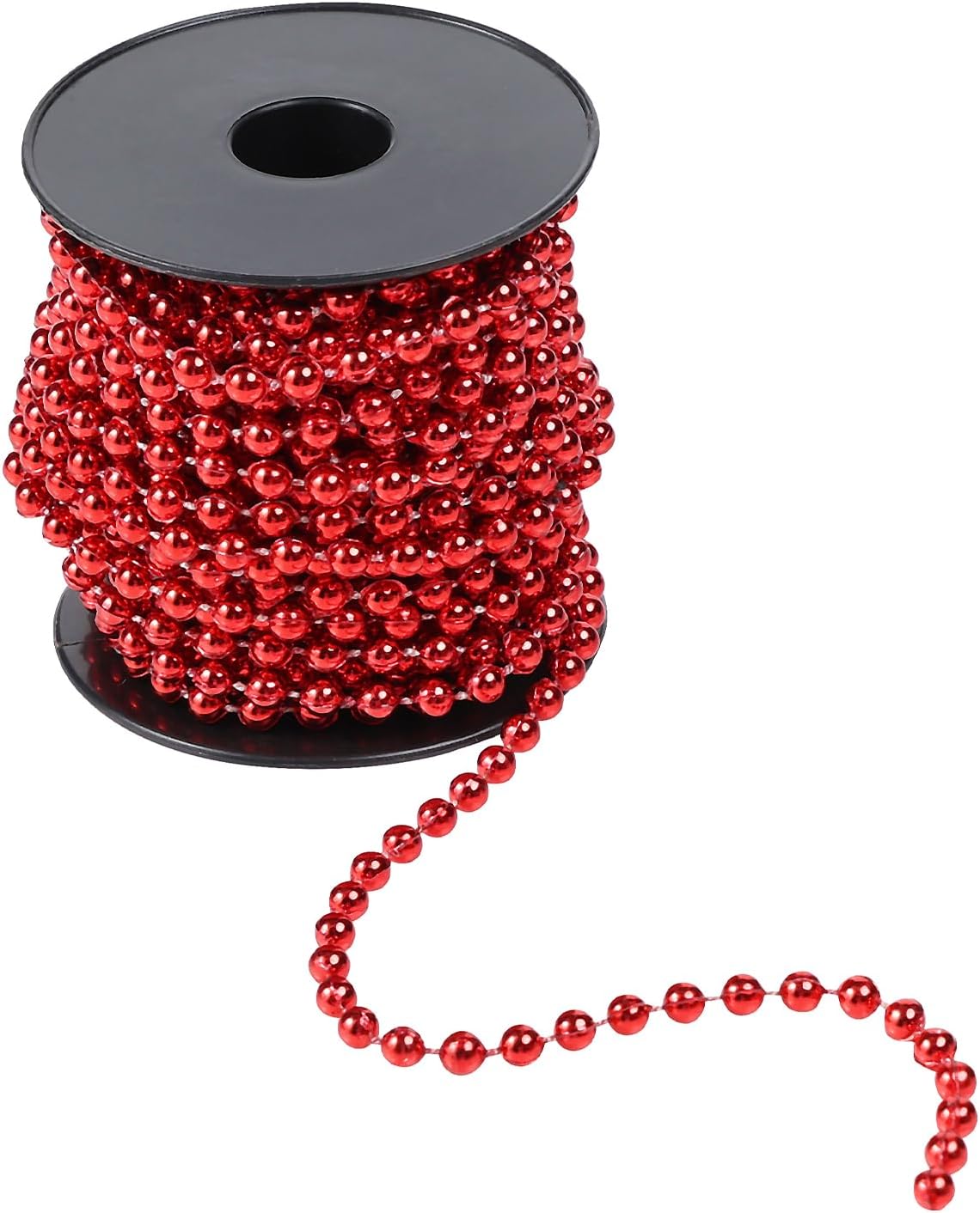 CSDPC Christmas Tree Decoration Chain, 10M Long Bead Garland, Pearl ...