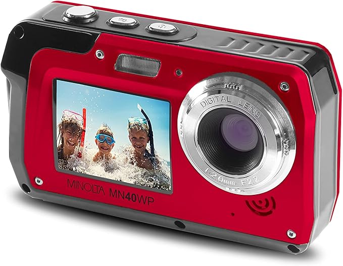 Amazon Canada: Minolta 48 MP Dual Screen Waterproof Digital Camera MN40WP