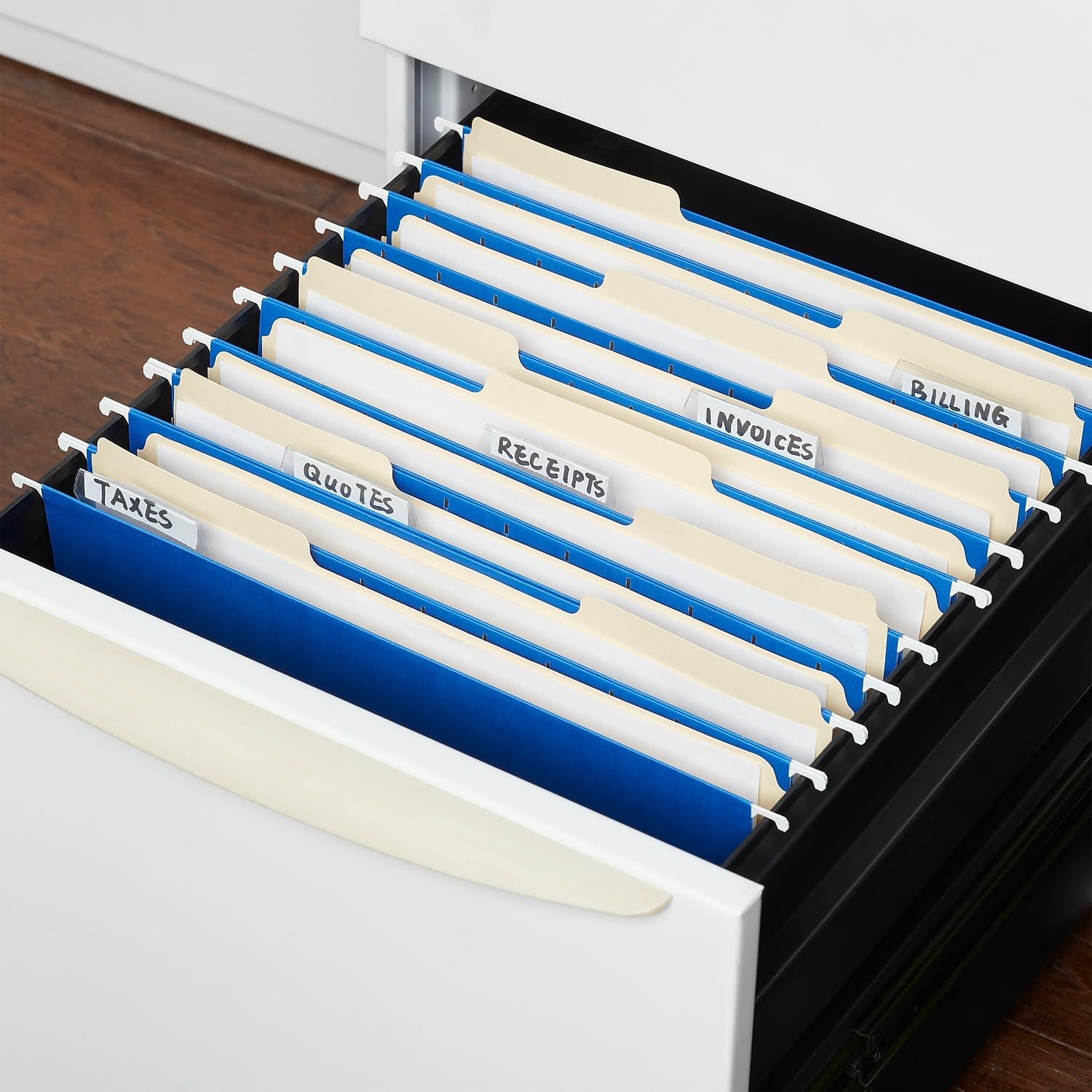 Snapklik.com : Staples Hanging File Folders, 1/5-Cut Tab, Letter Size ...