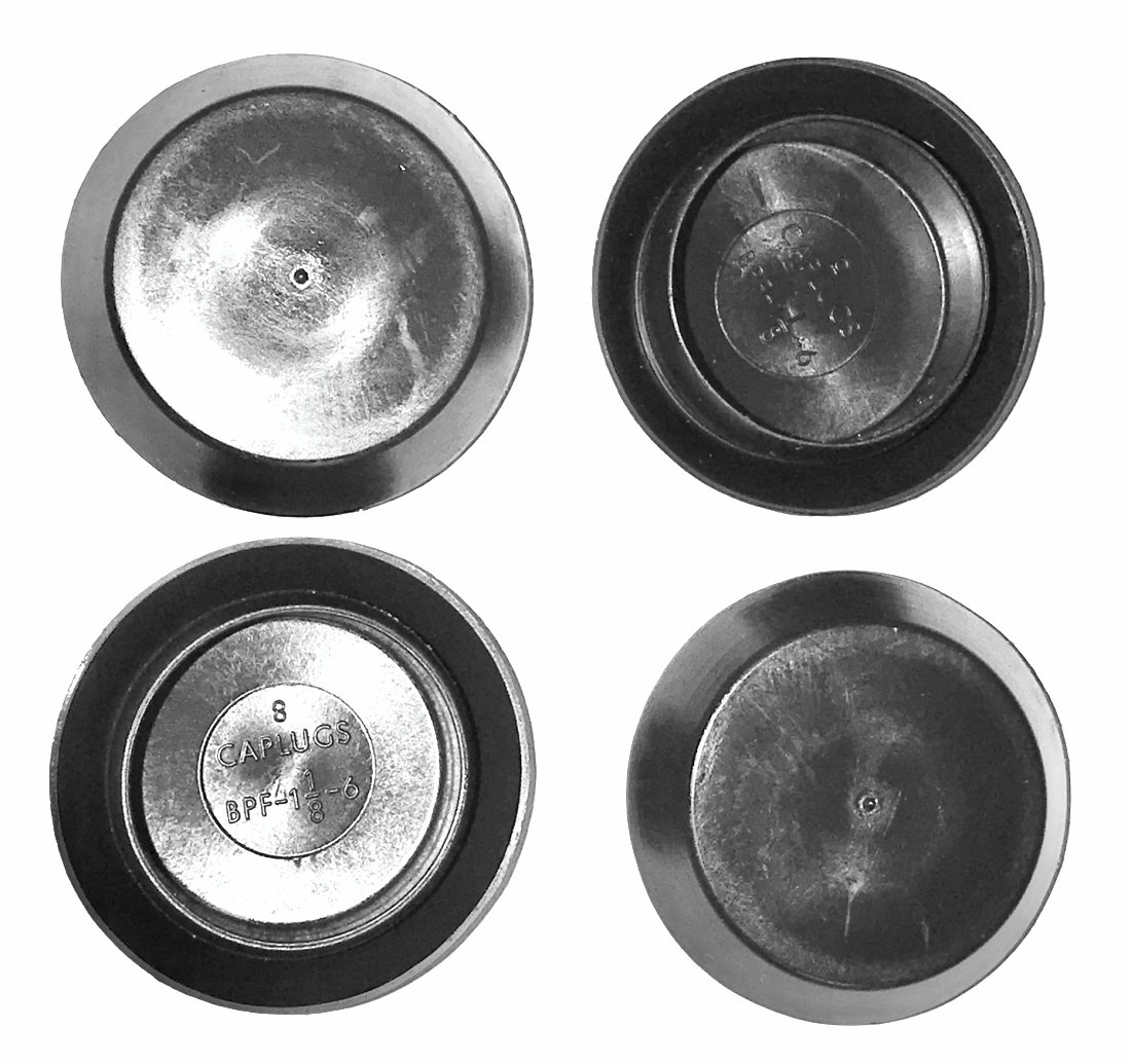 Snapklik.com : (Pack Of 10) 1-1/8" ID Hole Plug - Flush Mount Black ...