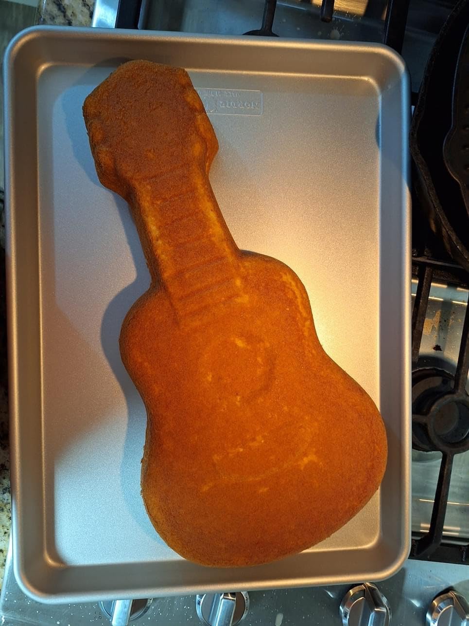 Amazon.com: " guitar" Cake Pan, Kids 3D Birthday Cake Pan， Aluminum ...
