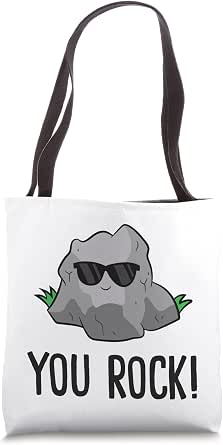 Amazon.com: You Rock Geologist Collecting Rocks Tote Bag : Clothing ...