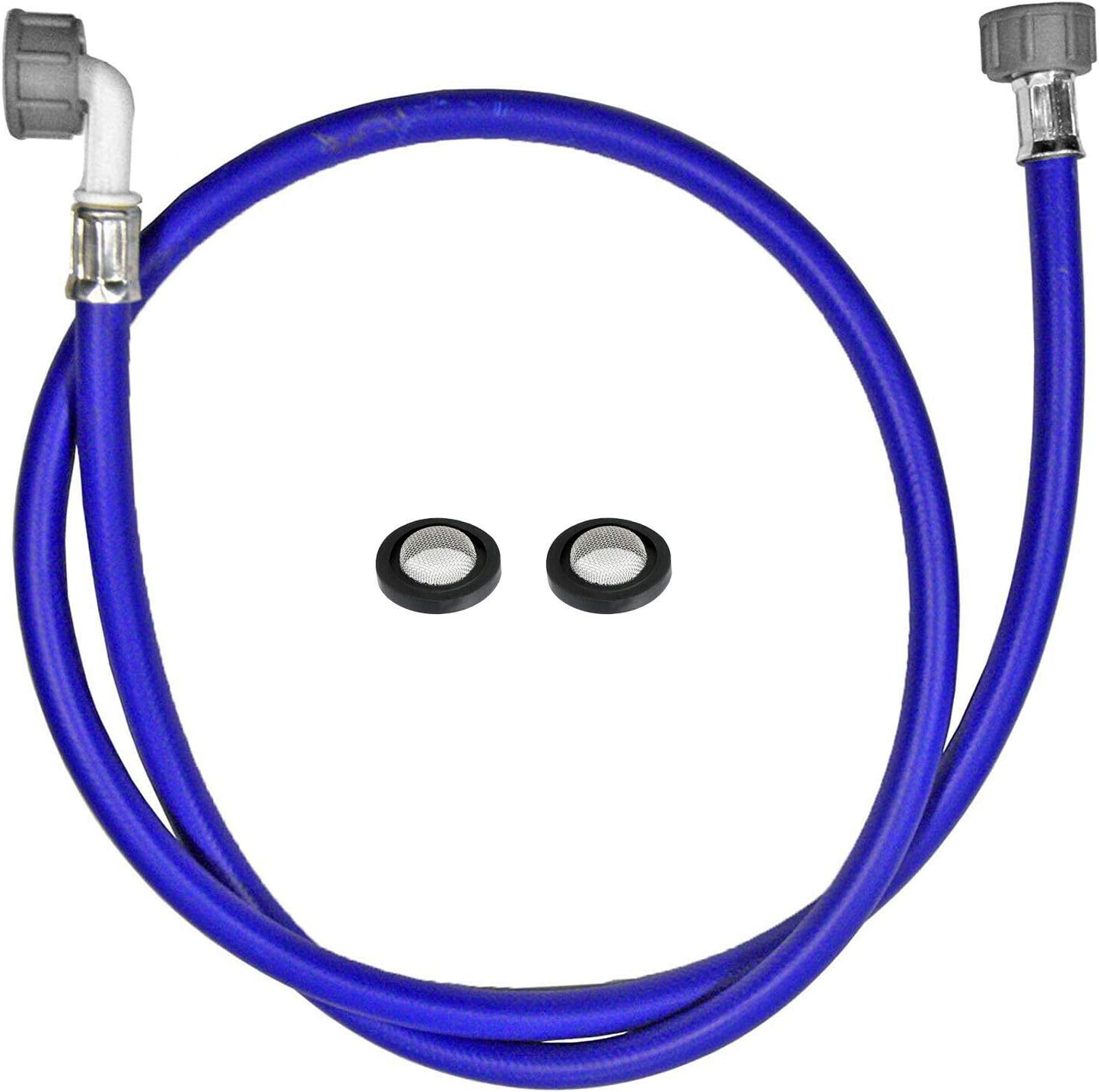SPARES2GO 1.5m Cold Water Fill Hose + 2 x Inlet Washers with Filter ...