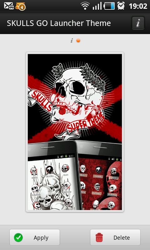 Skulls Go Launcher Theme:www.amazon.com:Appstore for Android