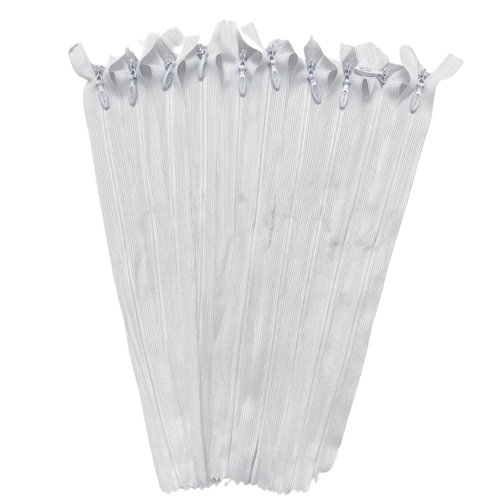 Amazon.com: AMORNPHAN 10 Pcs 22 Inch Silk Invisible Zipper Conceal Lace ...