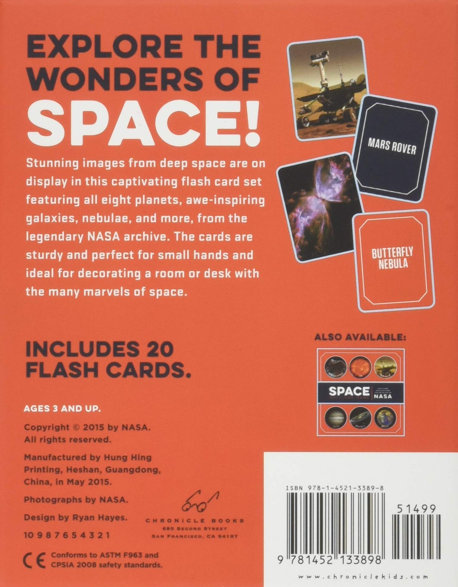 Chronicle Books Space Flash Cards: Featuring Photos from The Archives ...