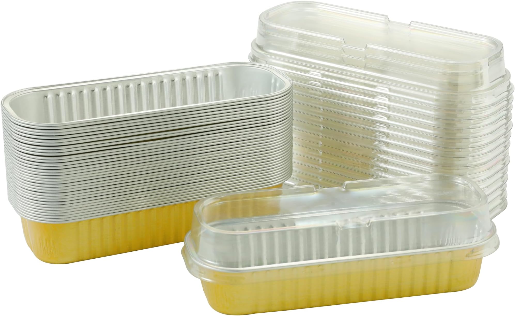Amazon.com: Waytiffer Aluminum Pans With Lids 50 Pack, 6.8oz Mini Cake ...