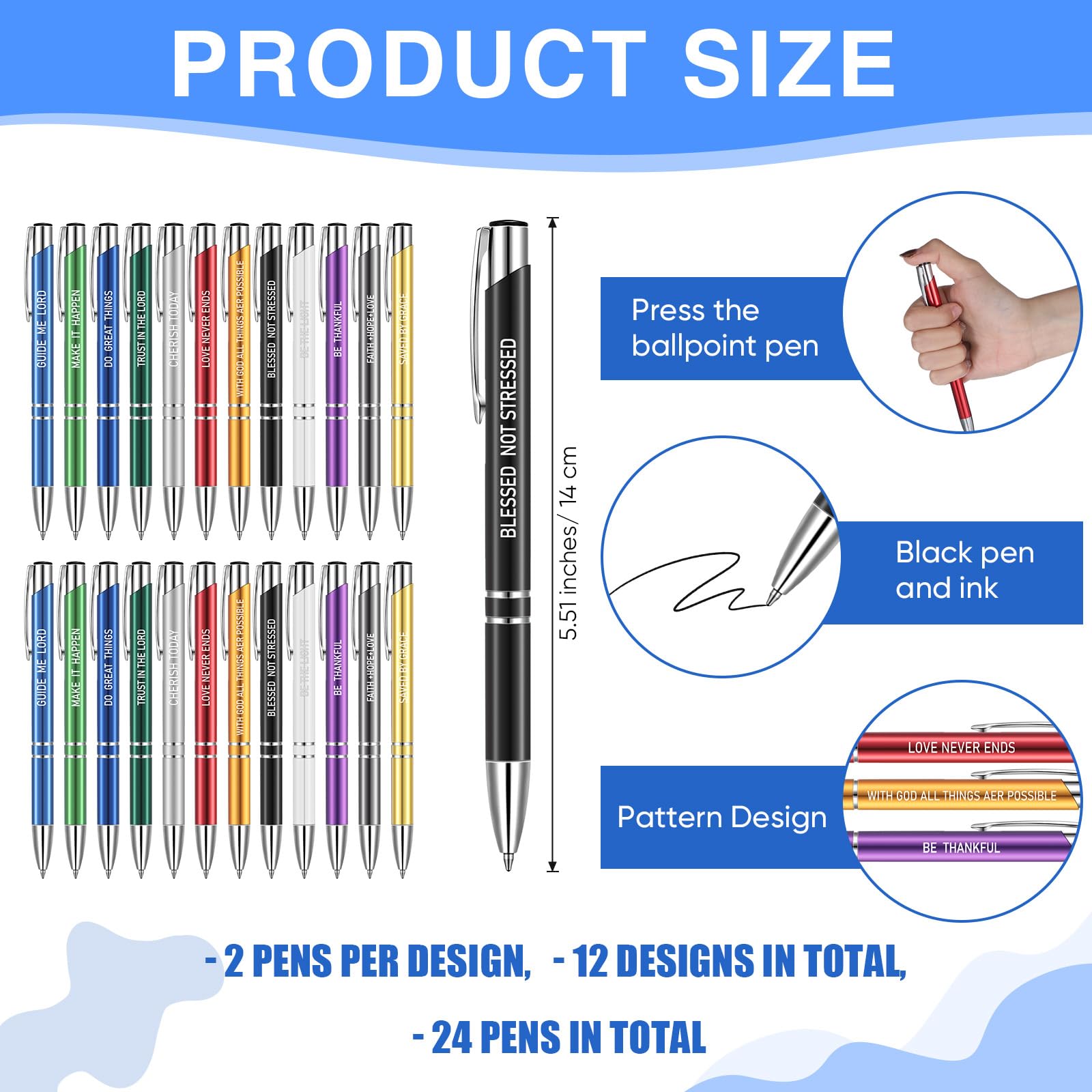 Snapklik.com : Yeaqee 146 Pcs Christian Gifts Set Bulk Include 24 Bible ...