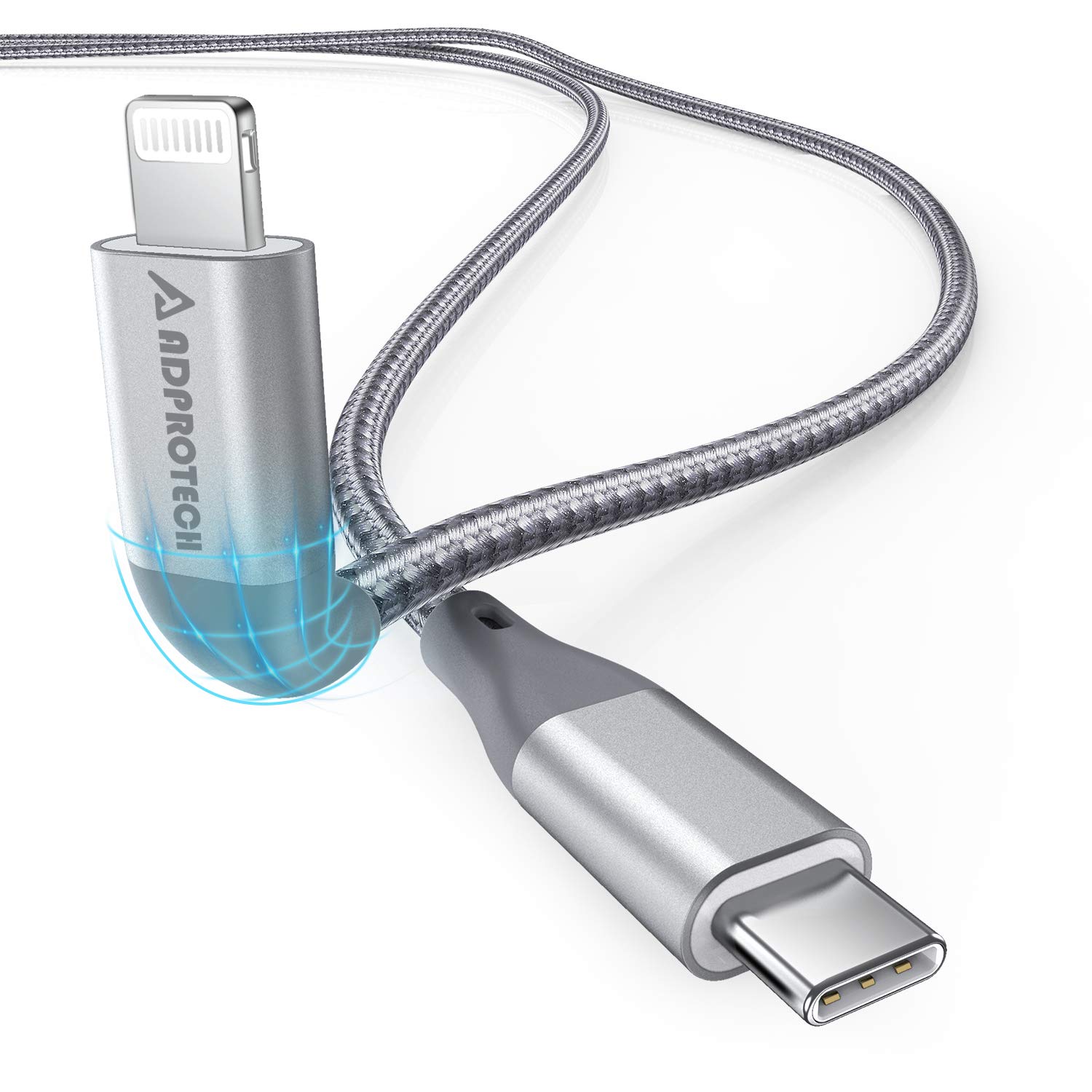 Amazon.com: ADPROTECH 3.3FT USB C to Lightning Cable, MFi Certified ...