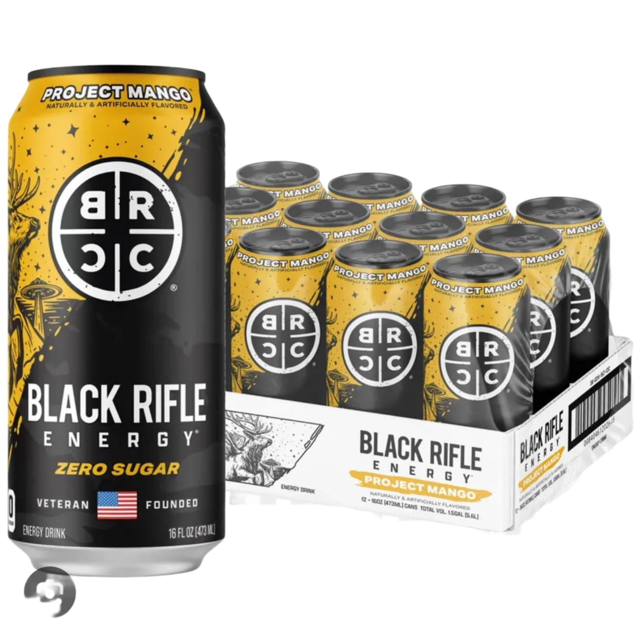 Amazon.com : (12 Pack) Black Rifle Sugar Free Energy Drink - 16 Oz Cans ...