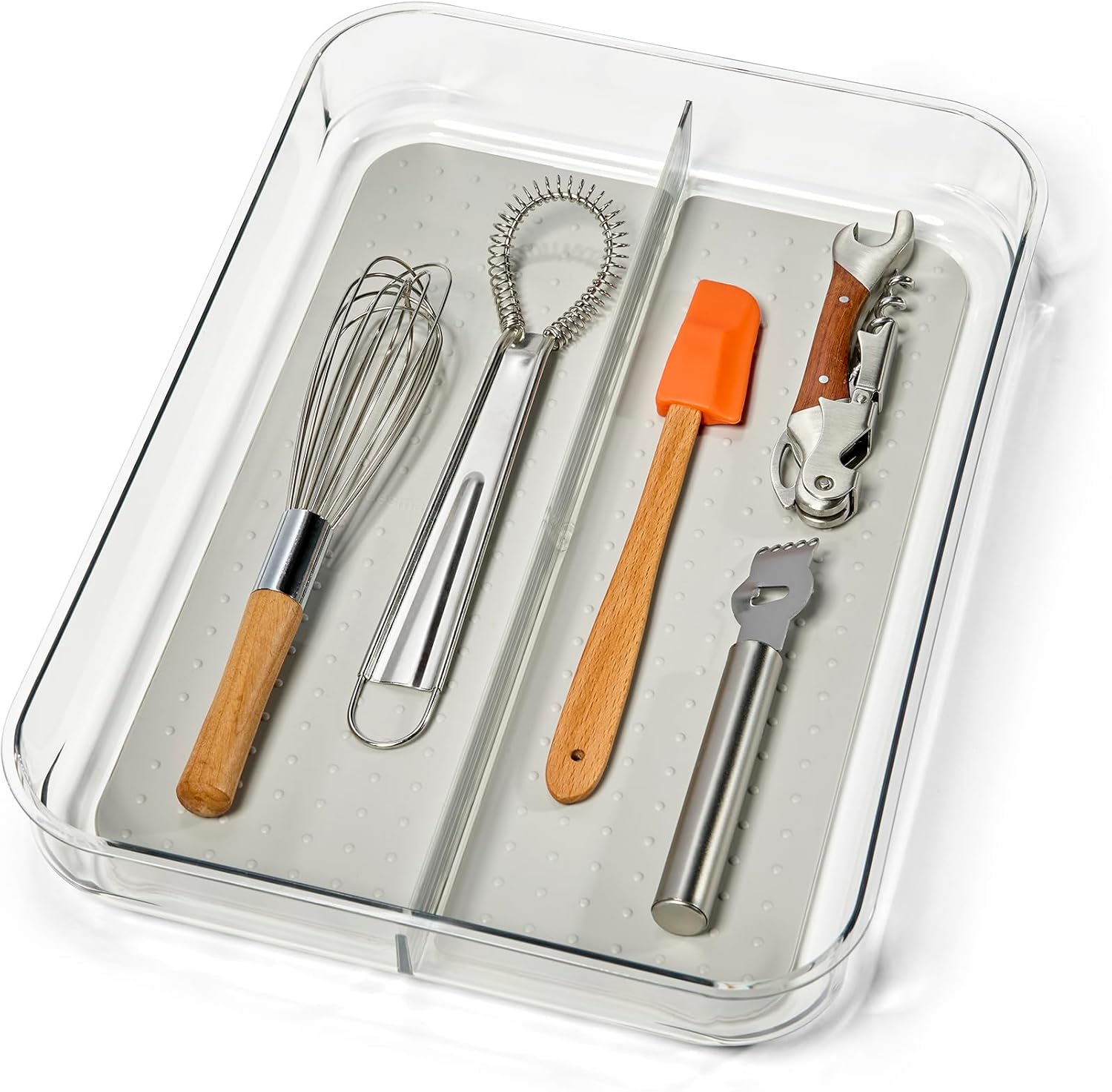 Amazon.com - madesmart Premium 2 Compartment Drawer Organizer, Multi ...