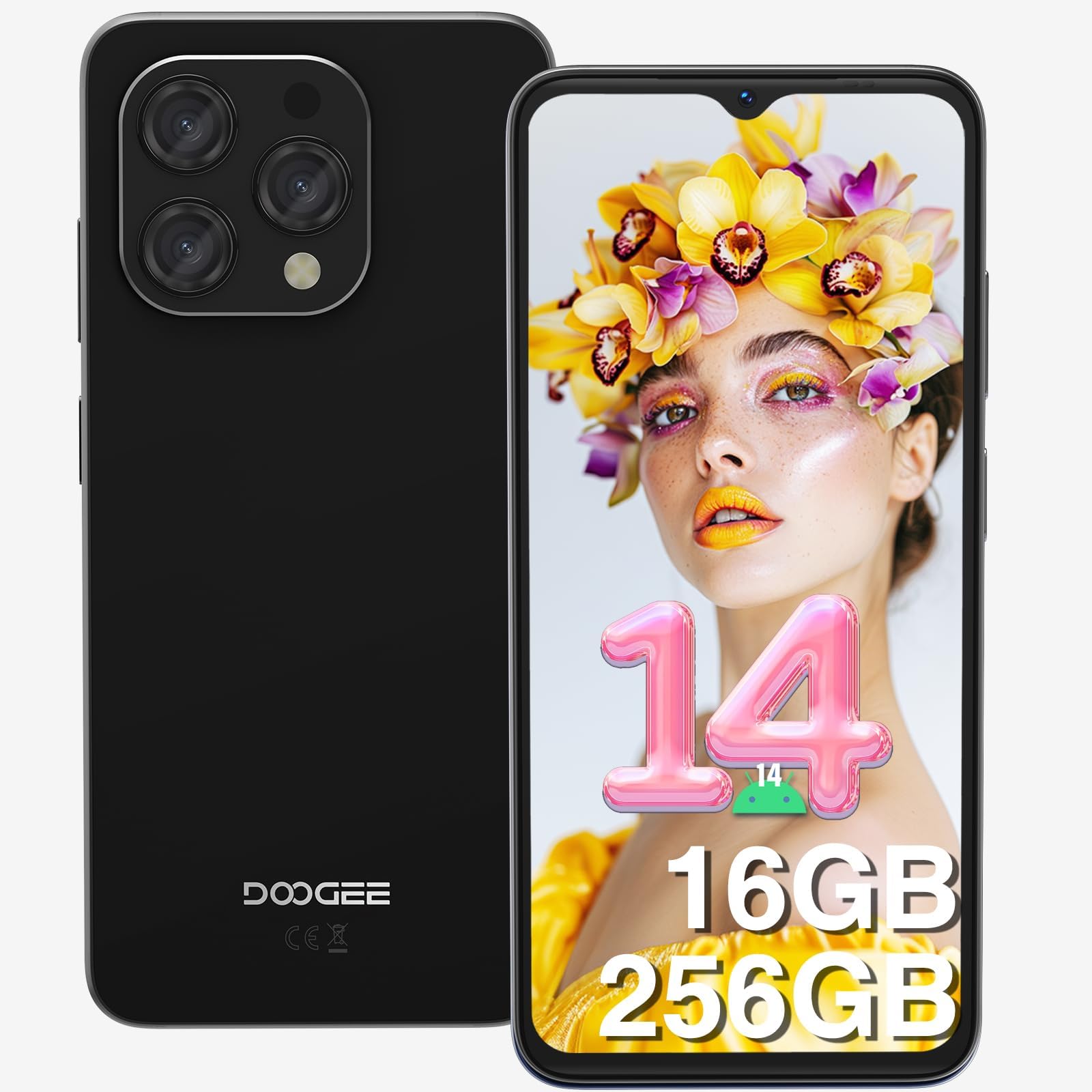 DOOGEE N55 Plus Smartphone 2024, 20GB RAM + 128GB ROM(TF 1TB), 6,56 ...