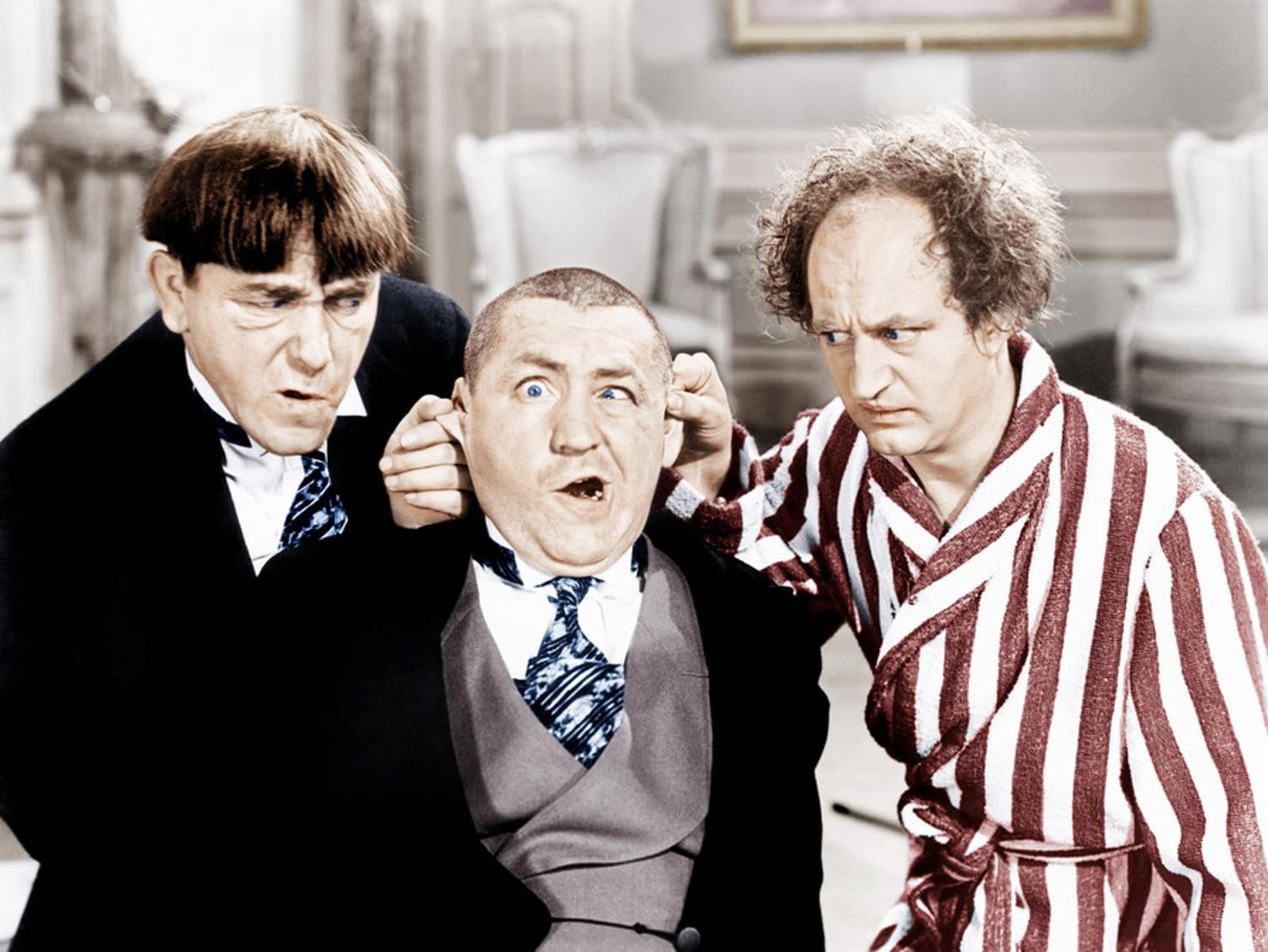 Amazon.com: ART.COM Wall Photo The Three Stooges, from left: Moe Howard ...