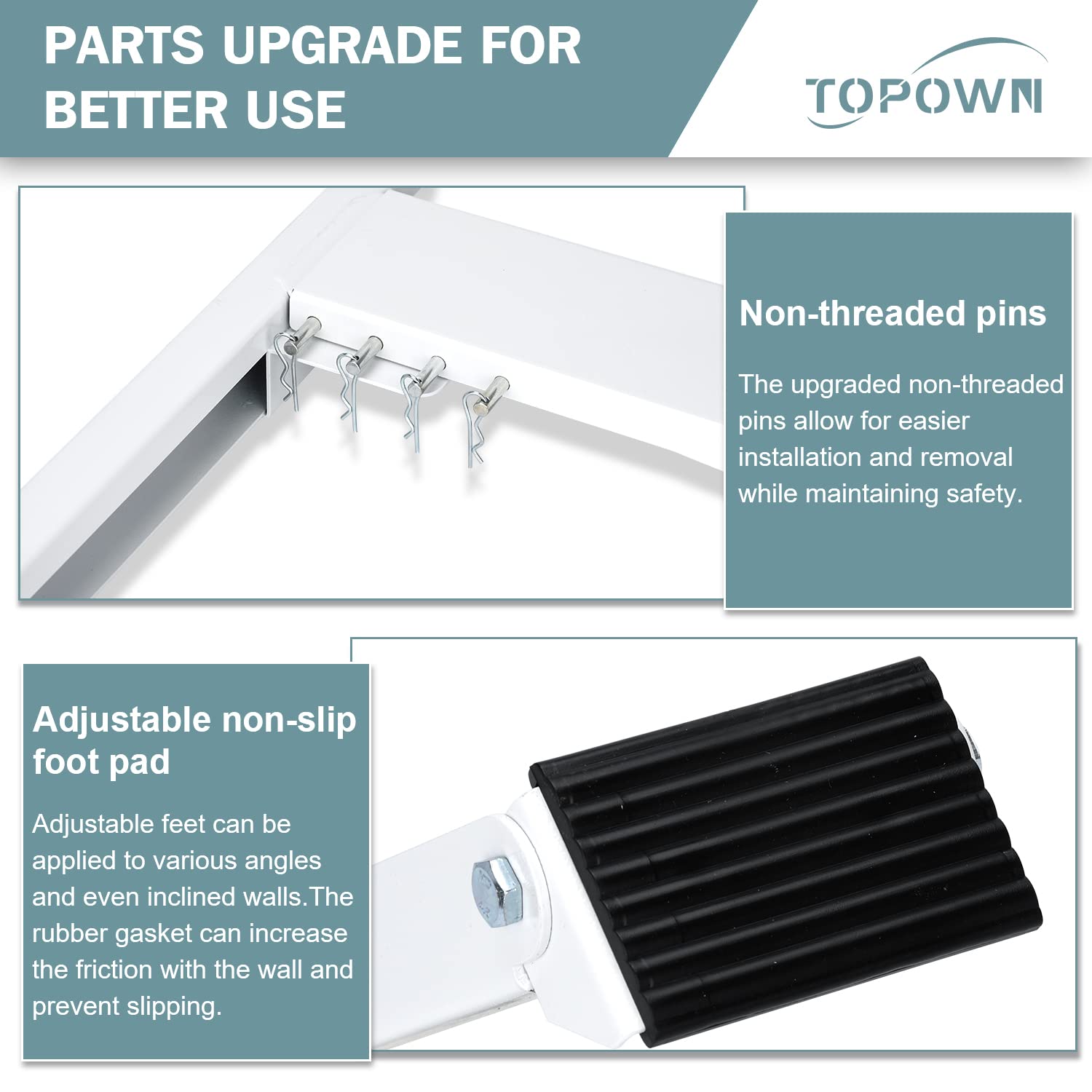 TOPOWN No Drill Air Conditioner Bracket for Window AC Mounting Bracket ...