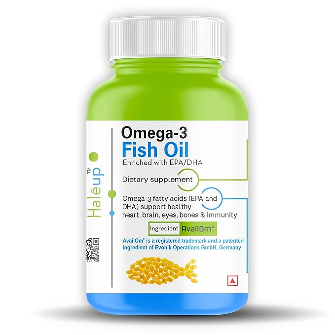 (AVAILOM ®) Germany Omega 3 Fish Oil Capsules1000 mg | Enriched with ...