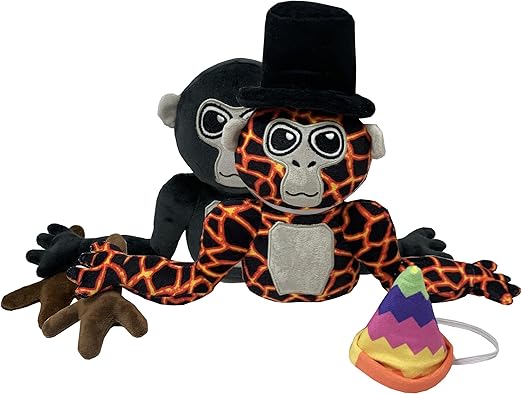 Amazon.com: CUIGSRO Gorilla Tag Plush - Lava Monkey Stuffed Animal Toys ...