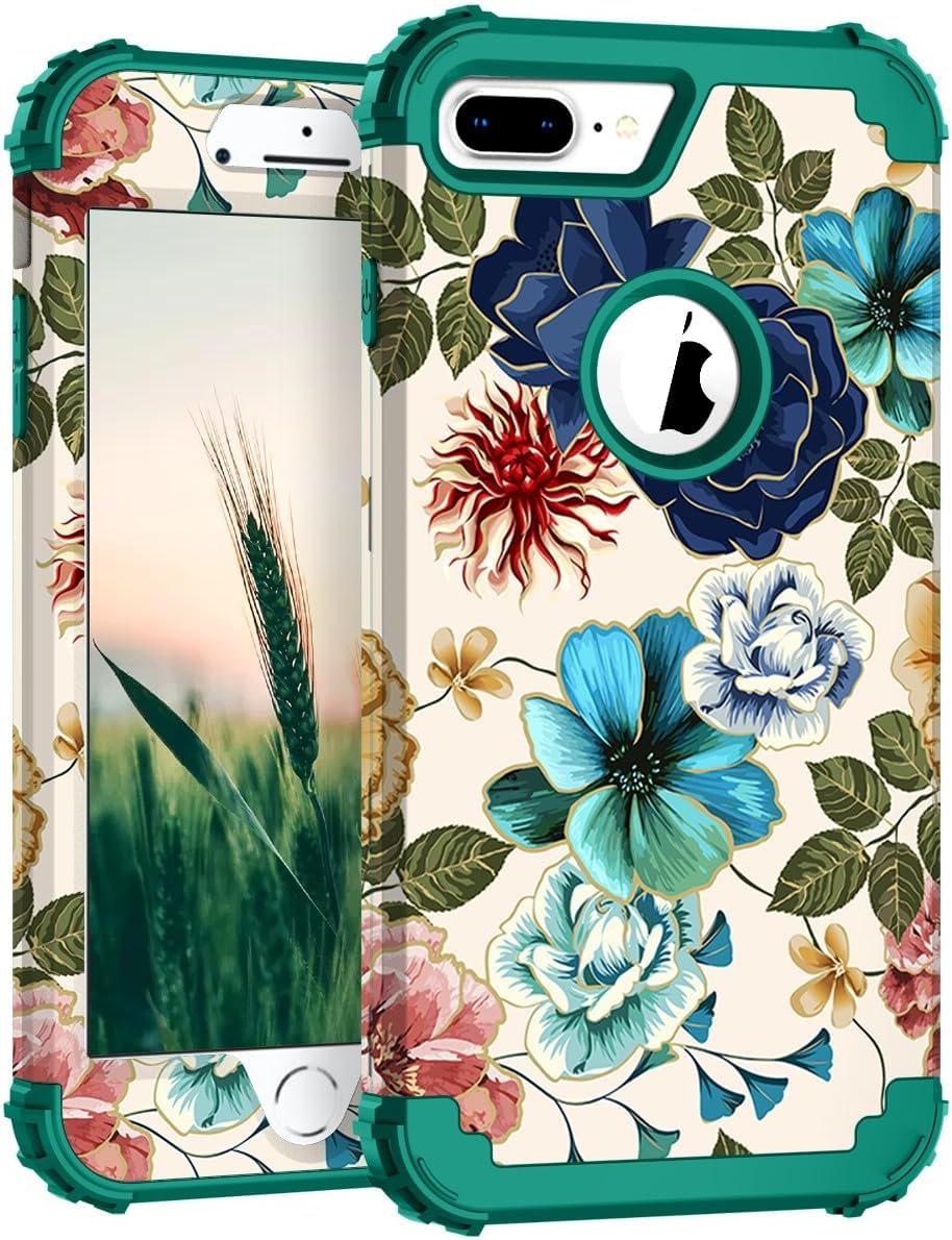 Amazon.com: Qokey Compatible with iPhone 8 Plus Case,Compatible with ...