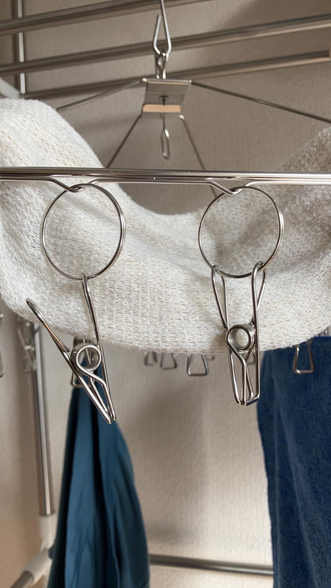 Amazon.co.jp: HOSUR Pinch Hanger, Laundry Hanger, 52 Pinch, Multi ...