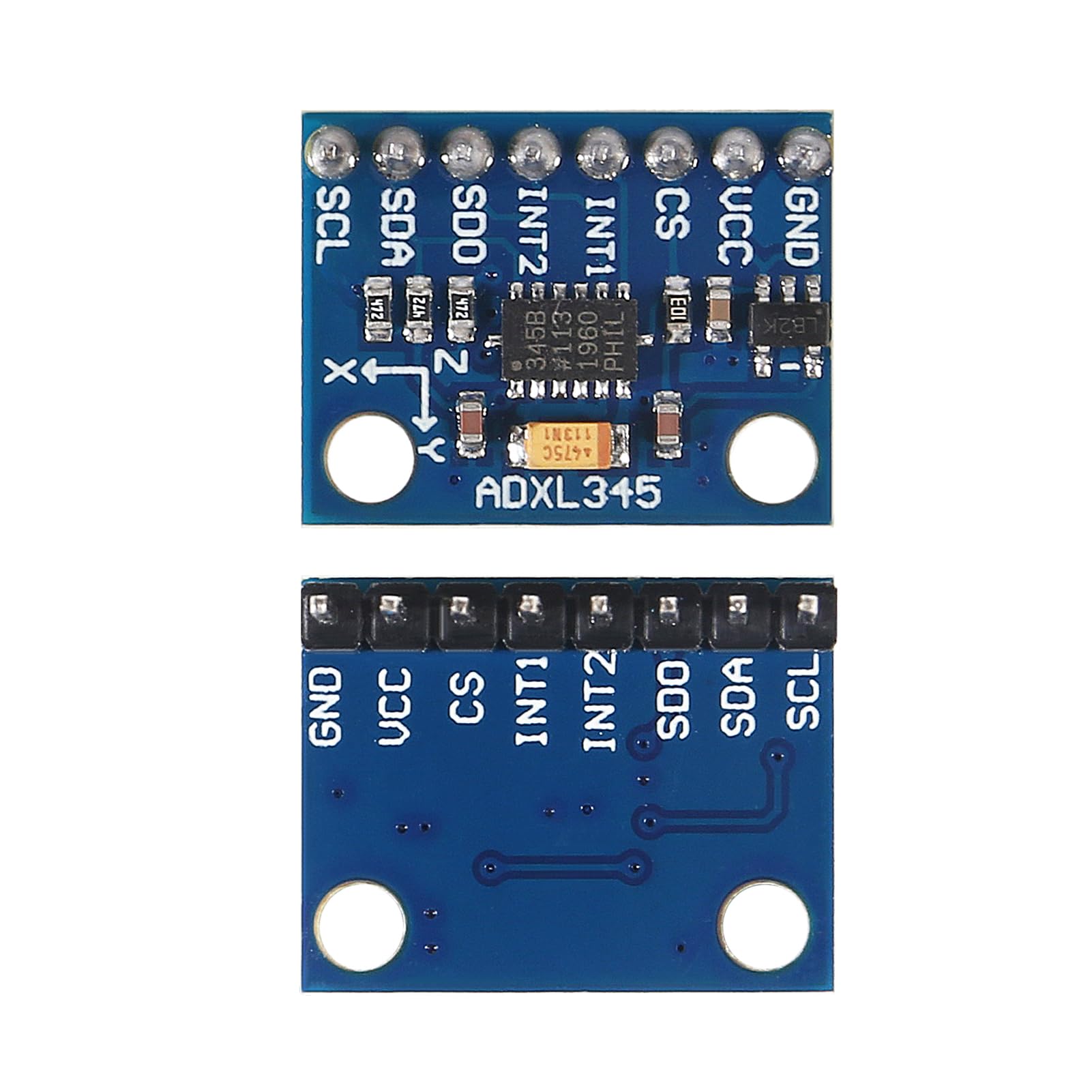 Aoicrie 3pcs Gy 291 Adxl345 Pre Soldered 3 Axis Digital Acceleration Of Gravity