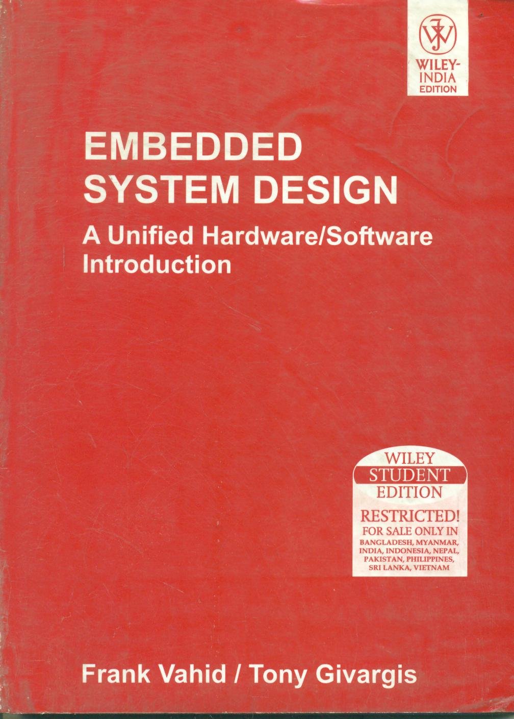 Embedded System Design : A Unified Hardware/Software Introduction ...