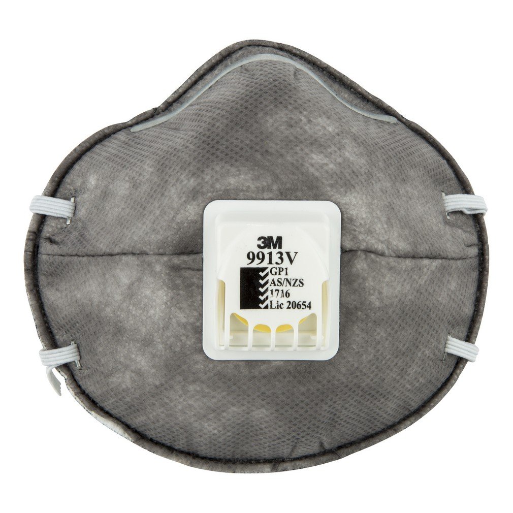 3M 9913V Anti Pollution Mask with Activated Carbon : Amazon.in ...