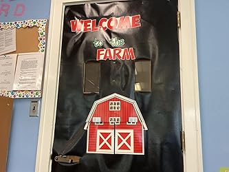 Amazon.com : ZOIIWA Welcome to The Farm Bulletin Board Set Farm Animals ...