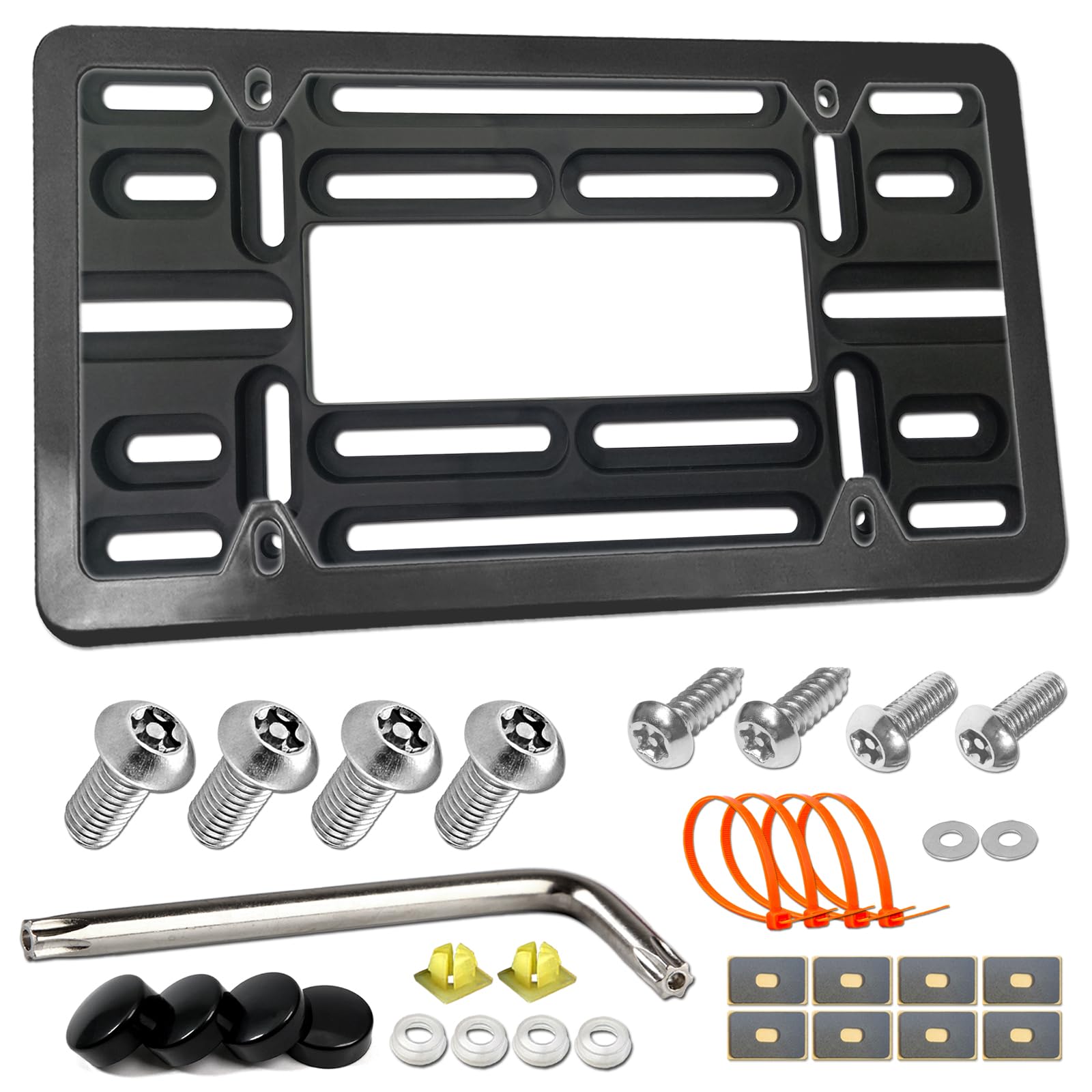 Amazon.com: BGGTMO Front License Plate Mounting Kit- Universal License ...