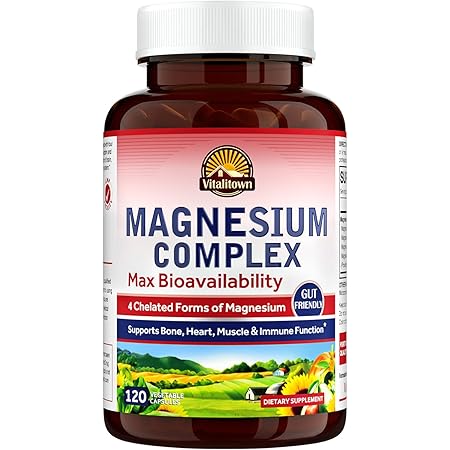Amazon.com: Premium Chelated Magnesium Glycinate, Malate, Citrate ...