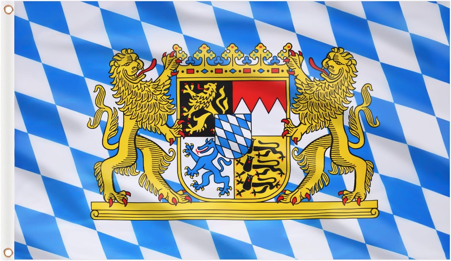 Amazon.com: NEBURORA 66 Feet Oktoberfest Flag Banner 2 Pack Bavarian ...