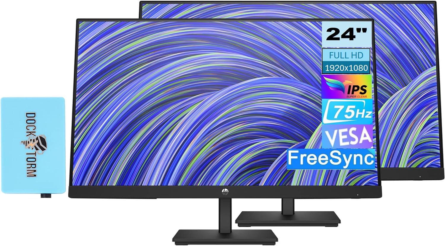 Amazon.com: HP 27mq Monitor 1F2J9AA#ABA Bundle with Docztorm Dock, 27 ...