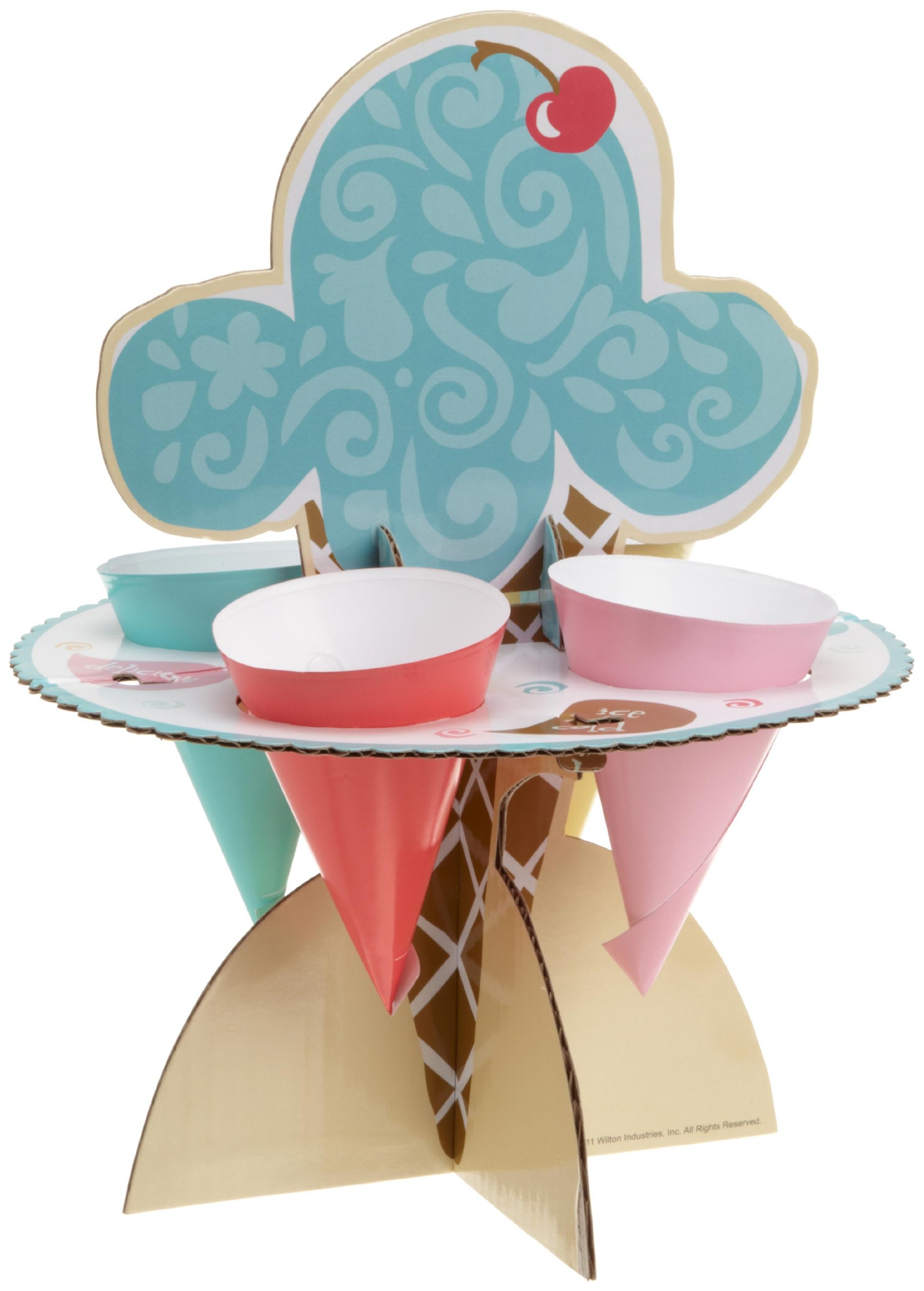 Amazon.com | Wilton Ice Cream Topping Stand Kit: Cake Stands: Cake Stands
