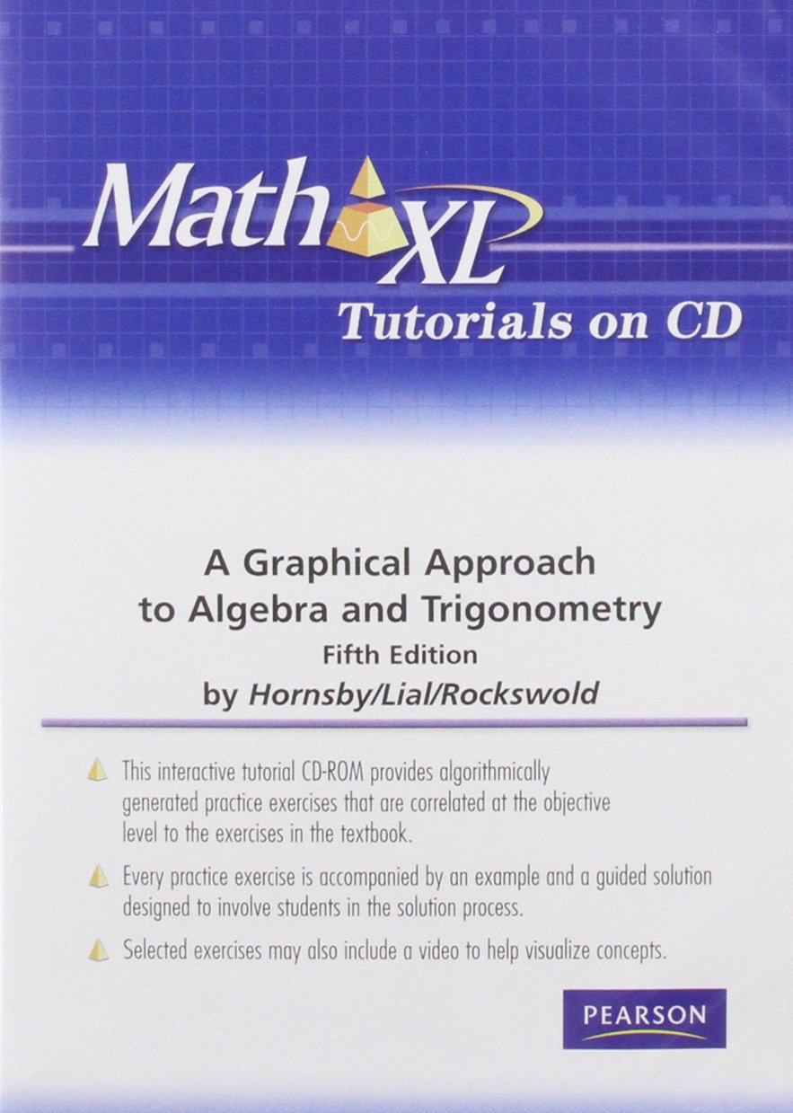 Buy MathXL Tutorials on CD for A Graphical Approach to Algebra and ...