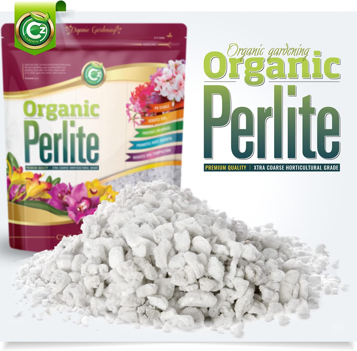 Amazon.com : Organic Perlite - Made in USA for Indoor/Outdoor Plants ...